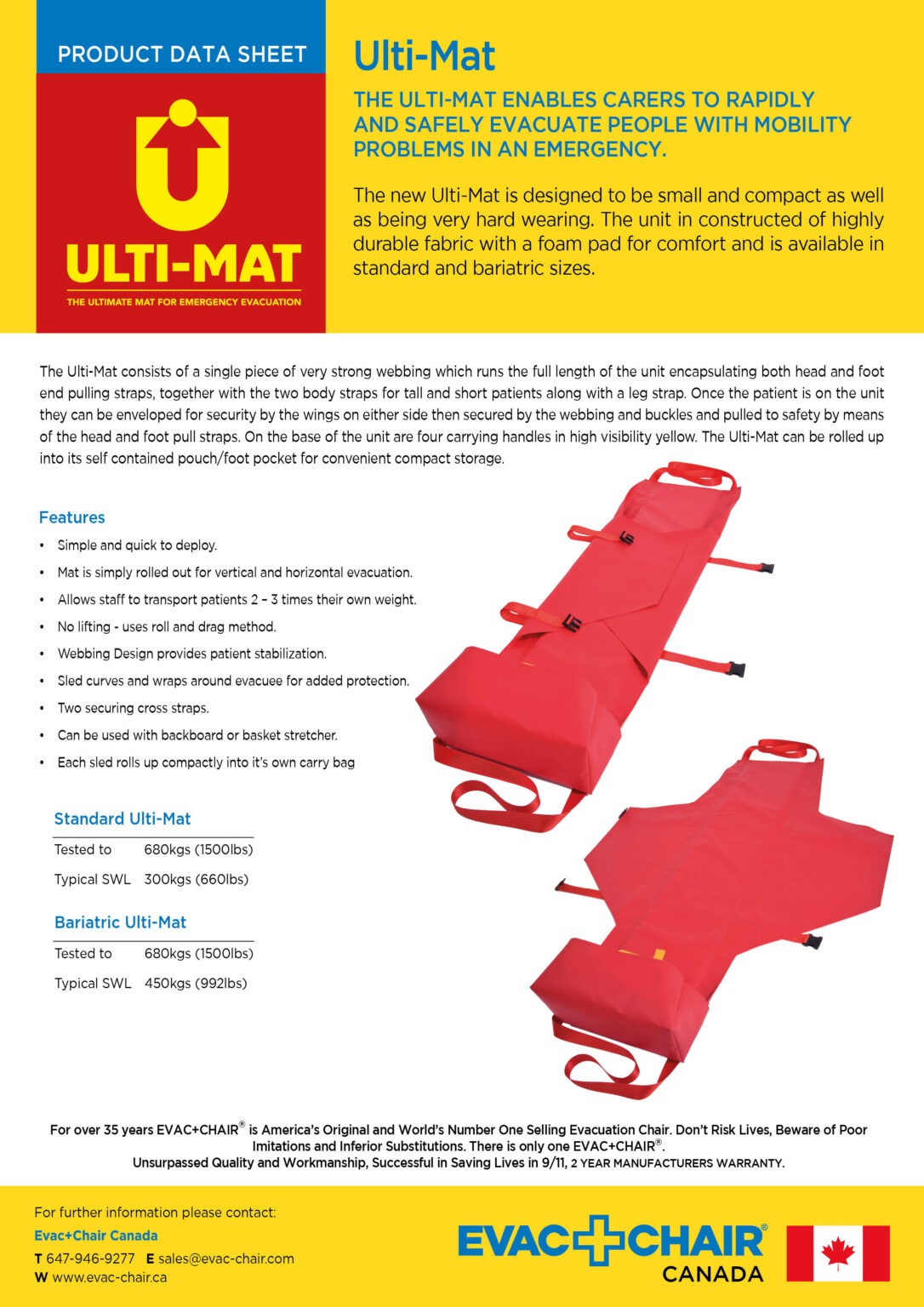 ULTI-MAT - EVAC+CHAIR CANADA